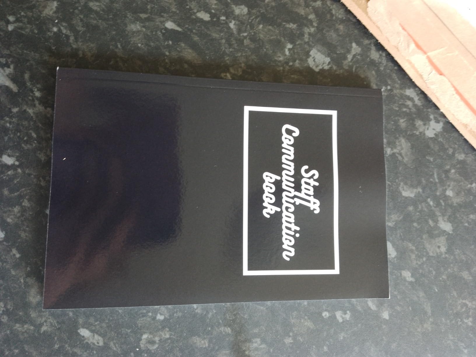 Staff communication book: A5 100 page lined note book: Amazon.co.uk ...