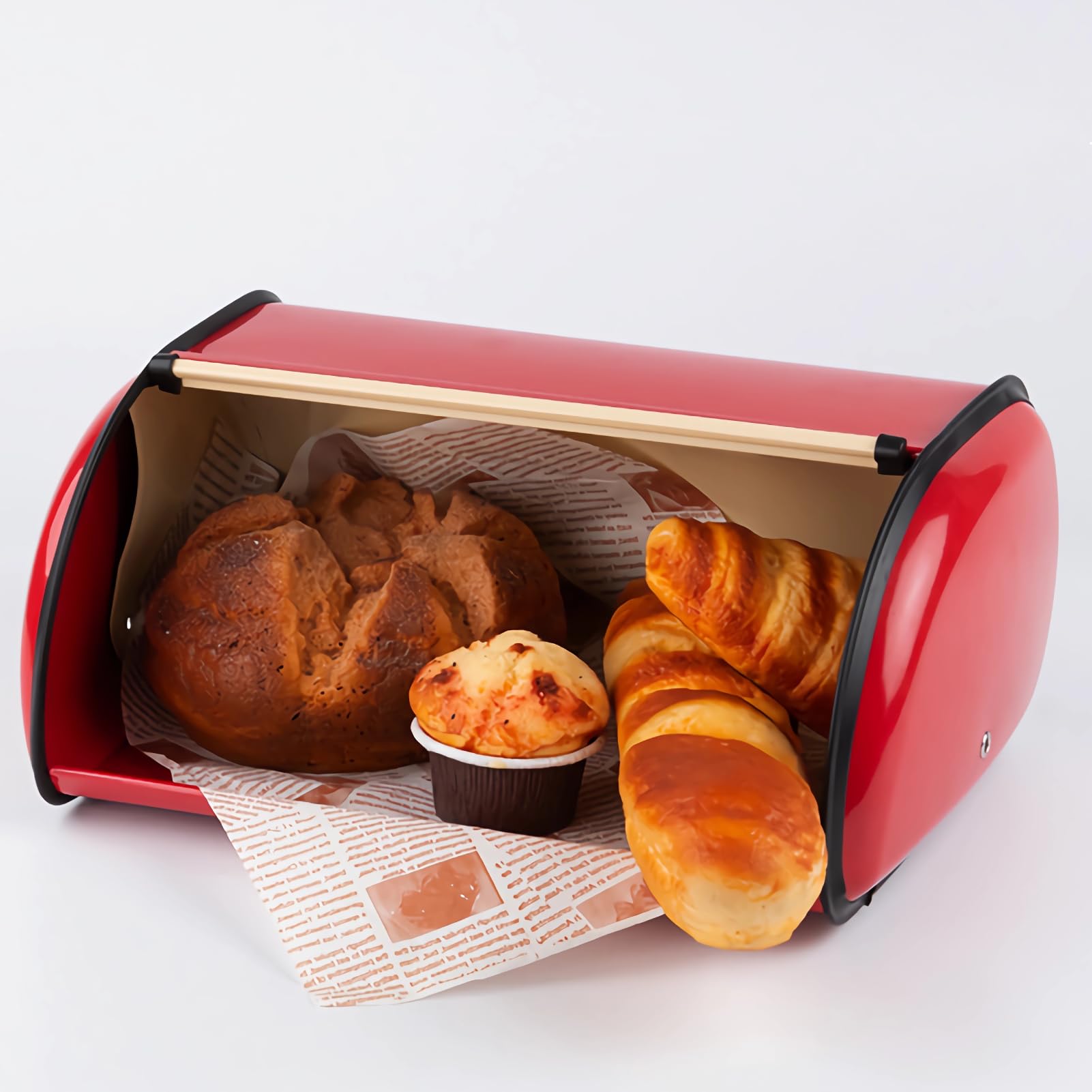 Amazon.com - CHICIRIS Bread Box, Bread Container, Bread Storage, Metal ...
