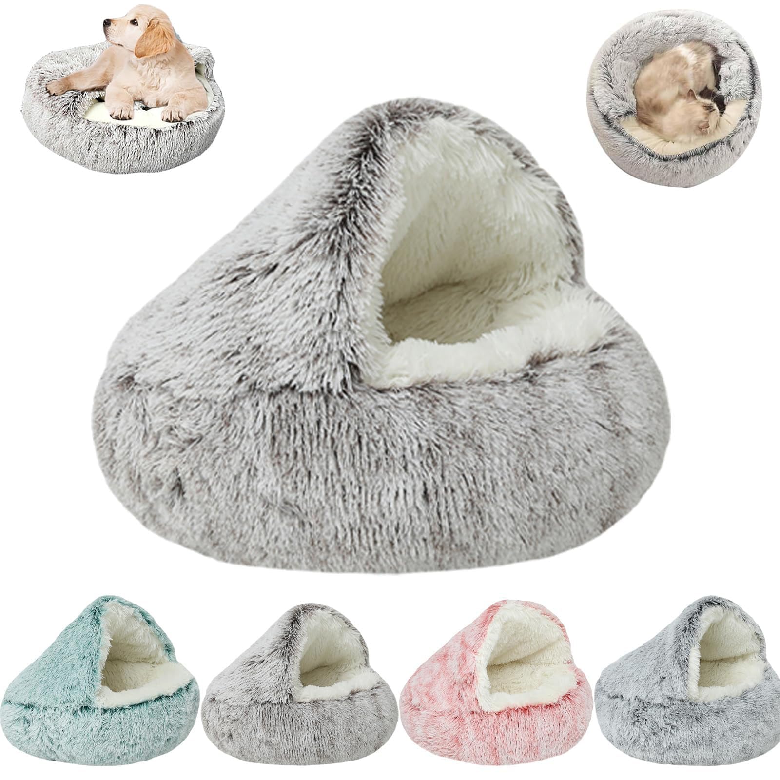 Amazon.com : Generic Olvys Cozy Cocoon Dog Bed, Comfy Cocoon Pet Bed ...