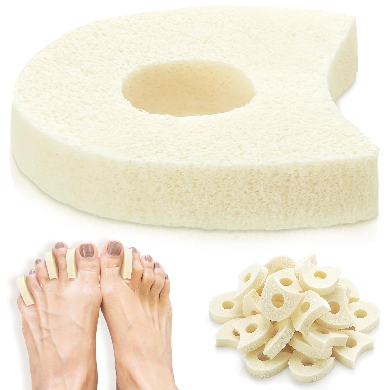 Snapklik.com : TrelaCo Foam Toe Separators Toe Spacers For Corn ...