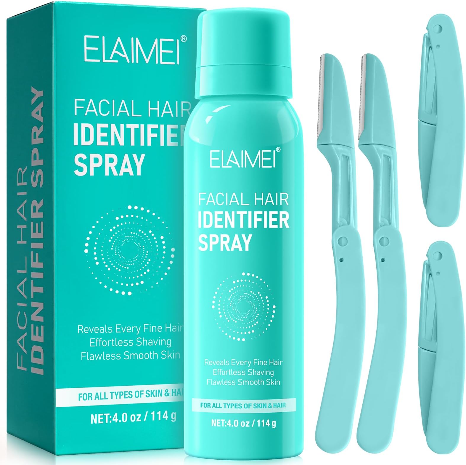 Amazon.com: Hair Identifier Spray for Face Shaving, Women Hair ...