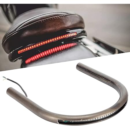 Amazon.com: Cafe Racer Hoop with Taillight 9.1in 8.3in 6.9in Tube Cafe ...