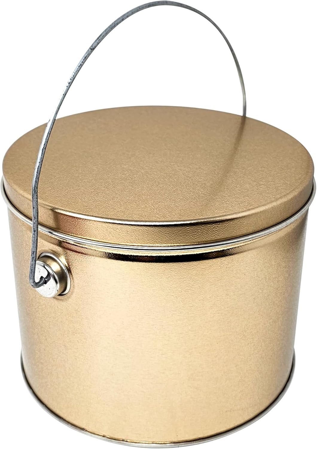 Amazon.com: Zelica Premium Gold Cookie Tins Round with Lids, For Candy ...