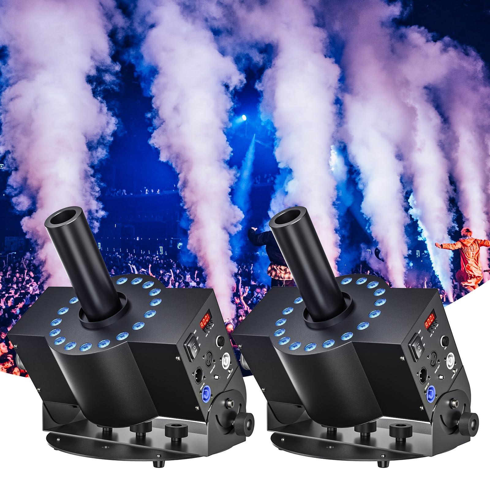 Amazon.com: CO2 Jet Machine 300W CO2 Cannon with RGB Lights ...