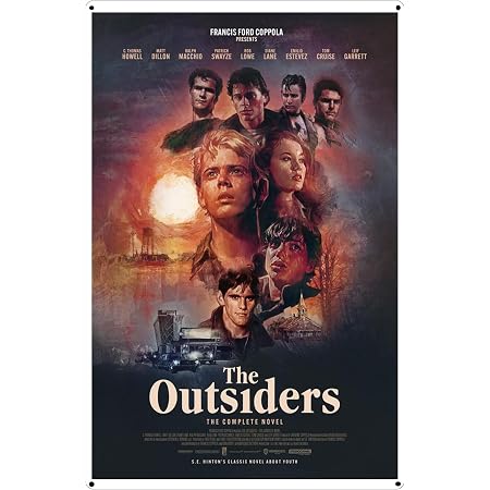 Amazon.com: Fumtgsin Vintage Metal Tin Sign The Outsiders Movie Poster ...