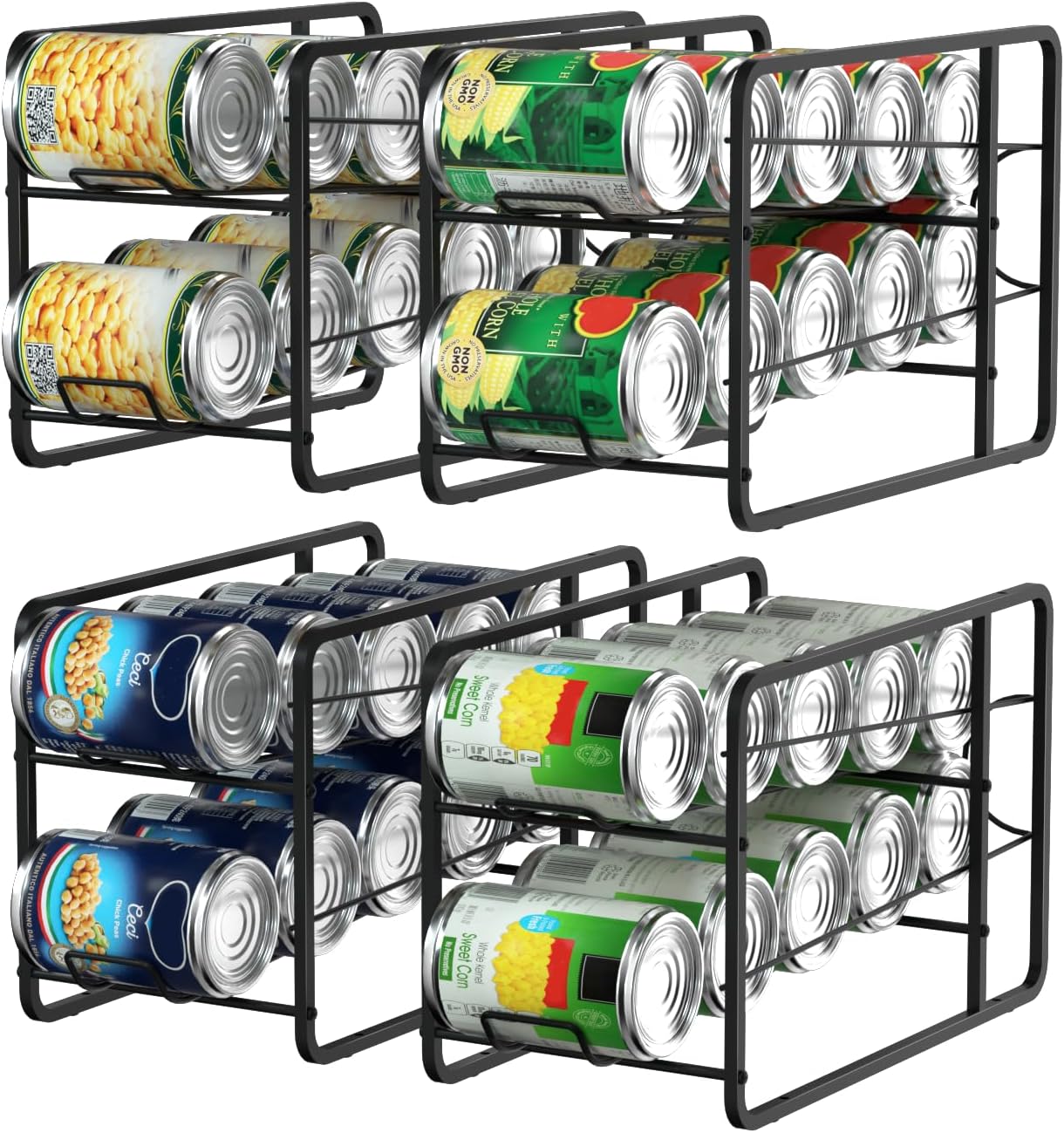 Amazon.com: FIFO Can Organizer for 10 to 15 Ounce Canned Goods, Kitchen ...