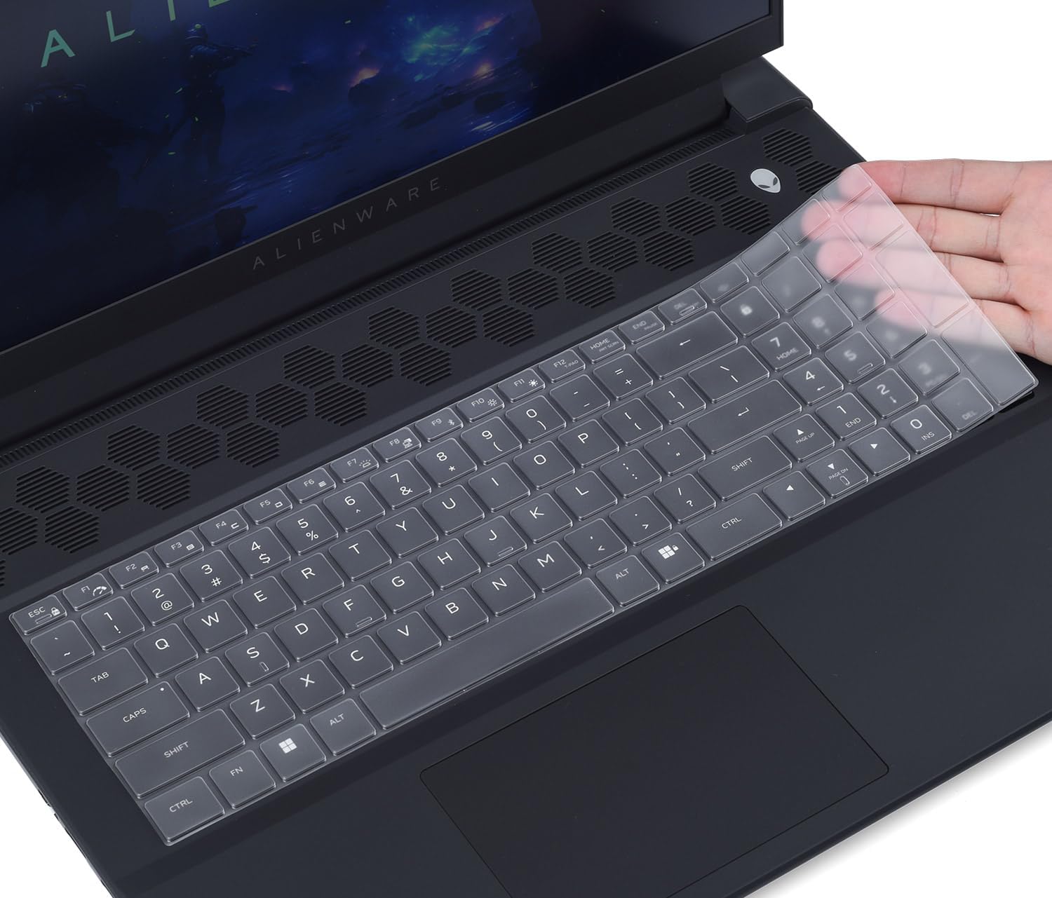 Amazon.com: Keyboard Cover Skin for Dell Alienware M18 R2 / Alienware ...