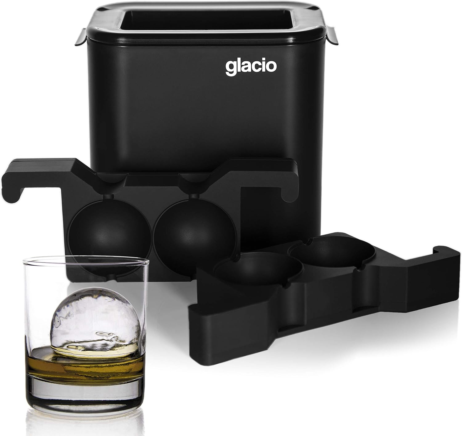 glacio Clear Sphere Ice Duo - Crystal Clear Ice Sphere - Clear Ice ...