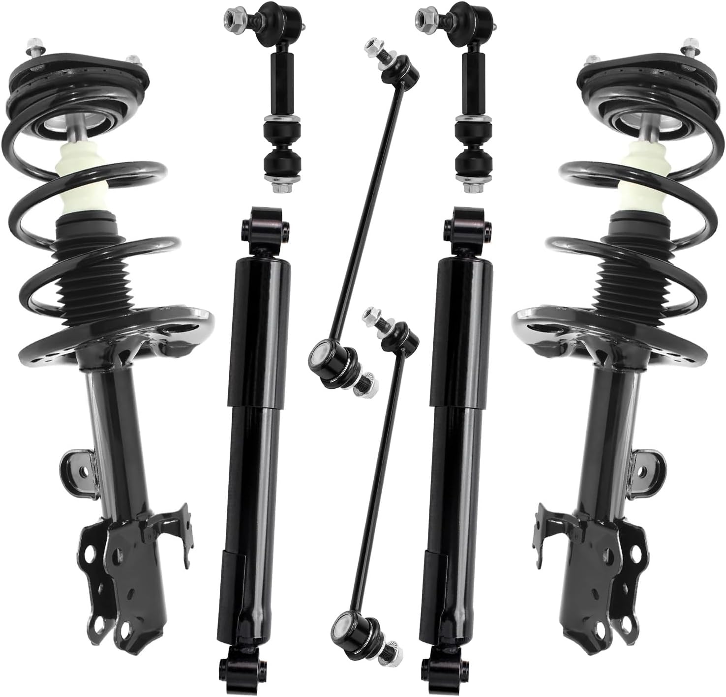 Amazon.com: Detroit Axle - 8pc Suspension Kit for Toyota 2013-2018 RAV4, 2 Front Struts with ...