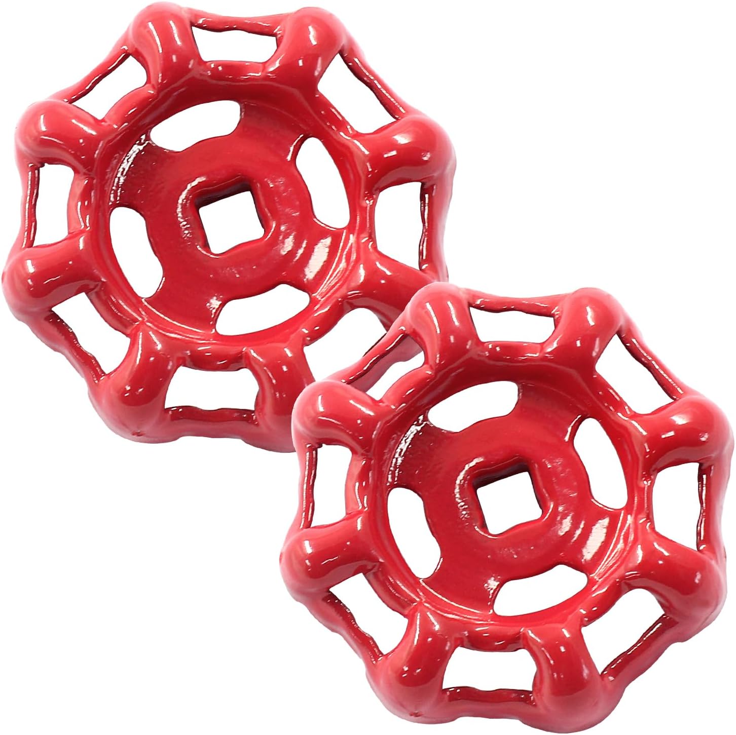 Murtenze 2PCS Outside Faucet Handles Replacement, Outdoor Faucet Round ...