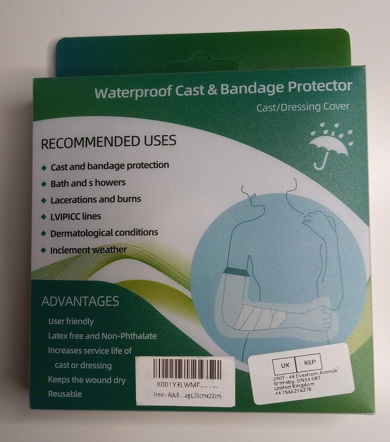 LillGo PICC Line Covers Upper Arm Reusable, Waterproof Arm Cover for ...