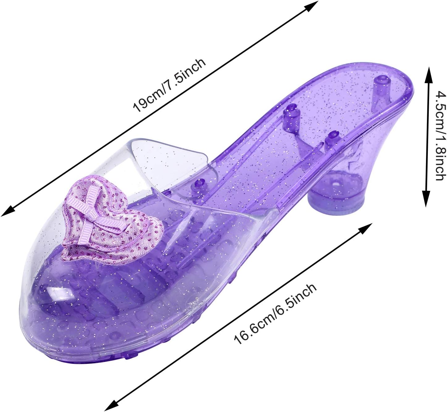 Tacobear Princess Dress Up Shoes for Girls with Princess Crown Wand ...