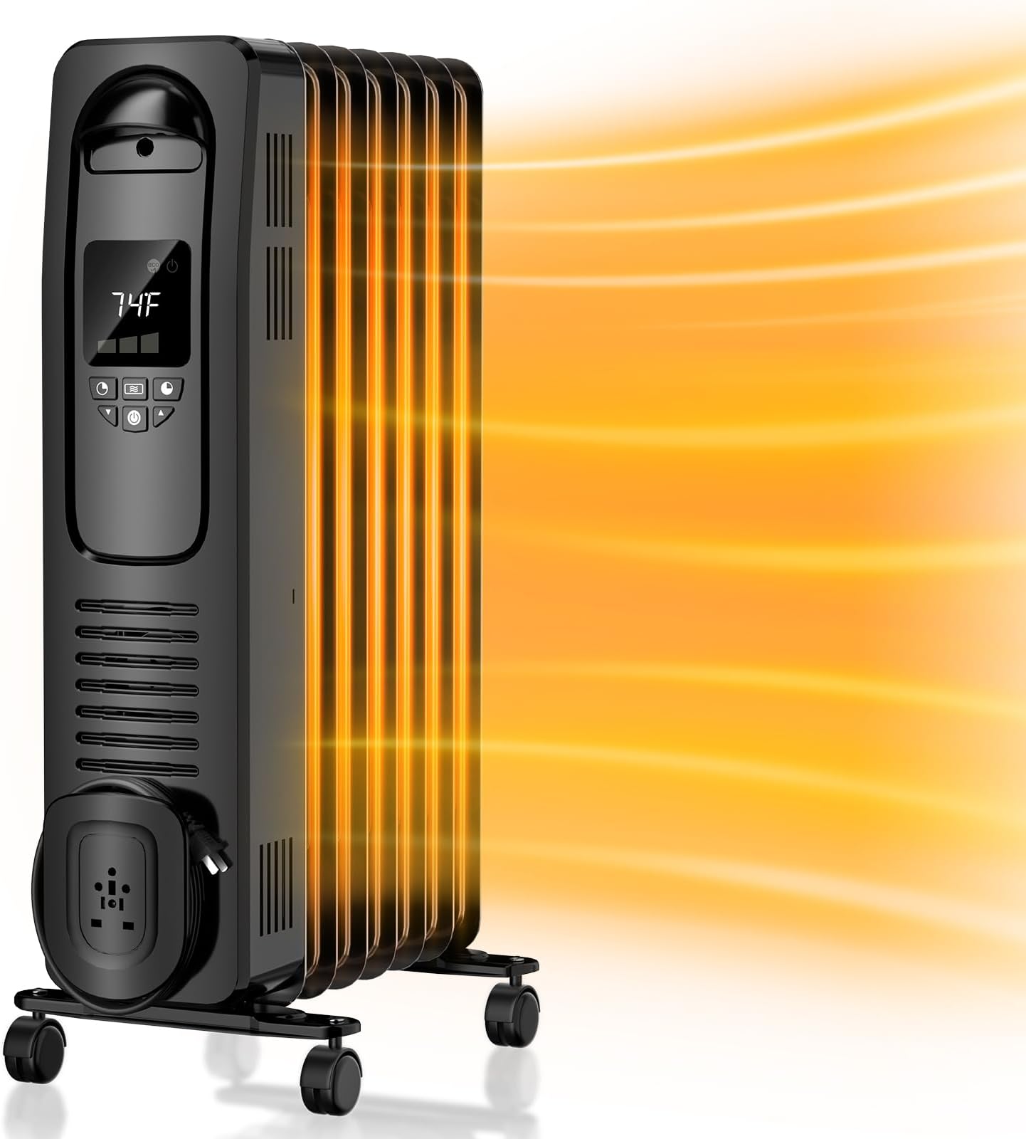 Amazon.com: Comfort Zone Oil-Filled Radiator Space Heater, Radiant ...