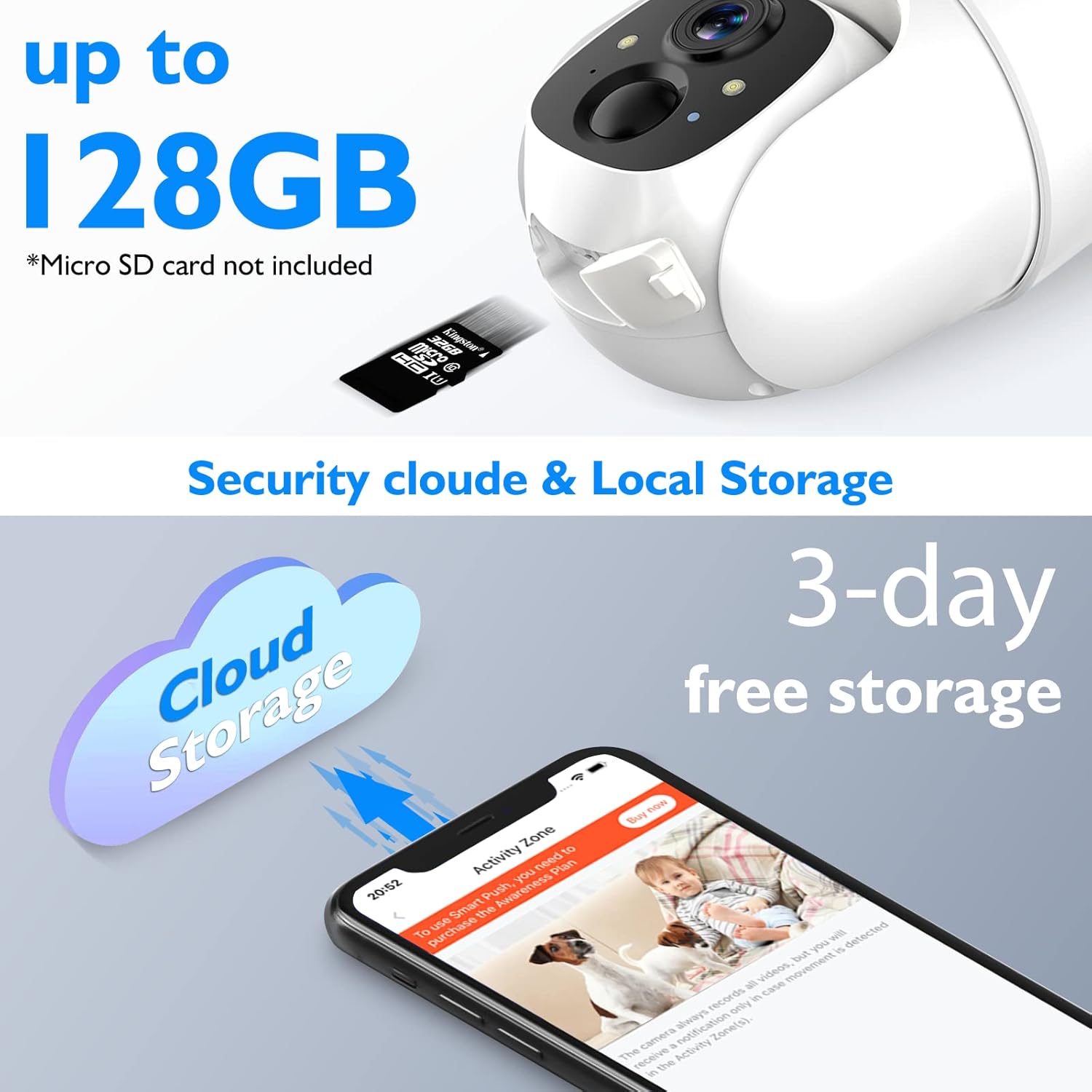 Allweviee Cámaras de seguridad solares inalámbricas para exteriores 2K 3MP Pan Tilt 360 View ...