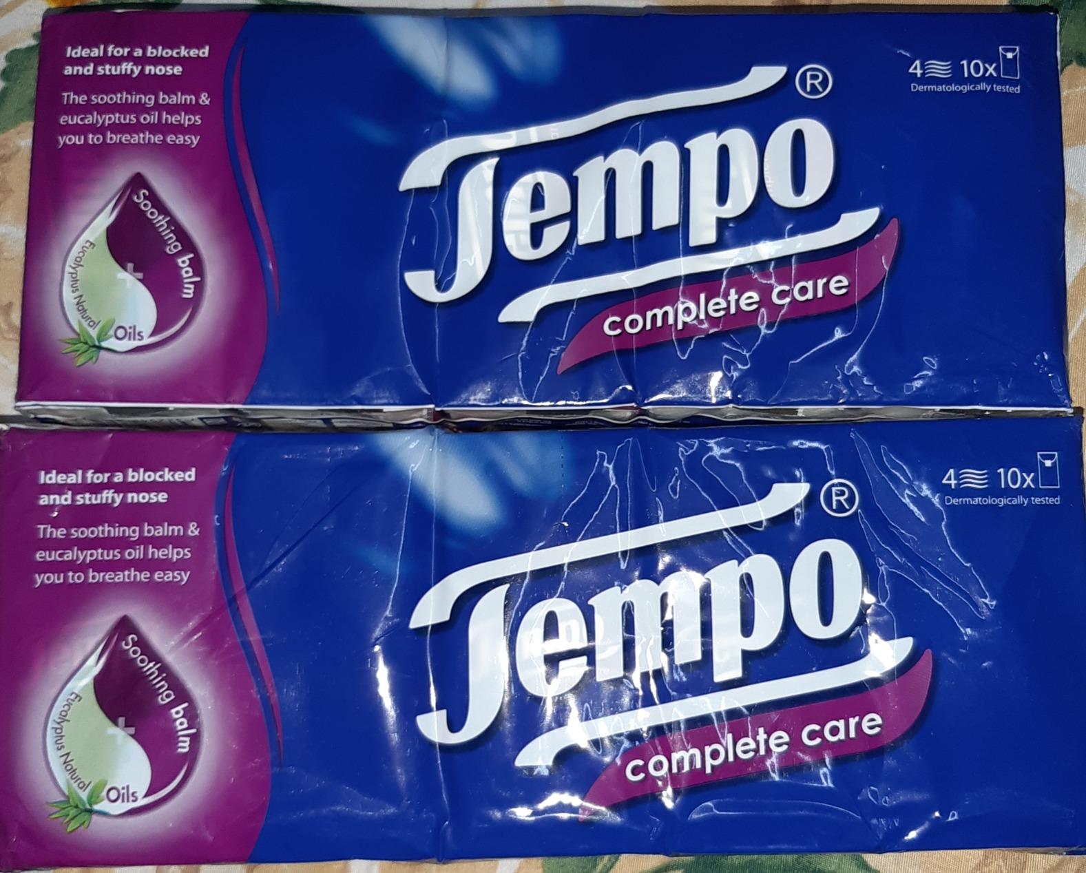 Tempo Pocket Handkerchief Complete Care 4-ply (20 packs) : Amazon.in ...