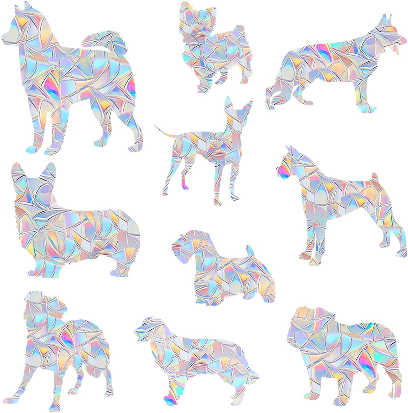 Amazon.com - Glass Door Safety Decals Dog Paw Print Stickers - ( Set of ...