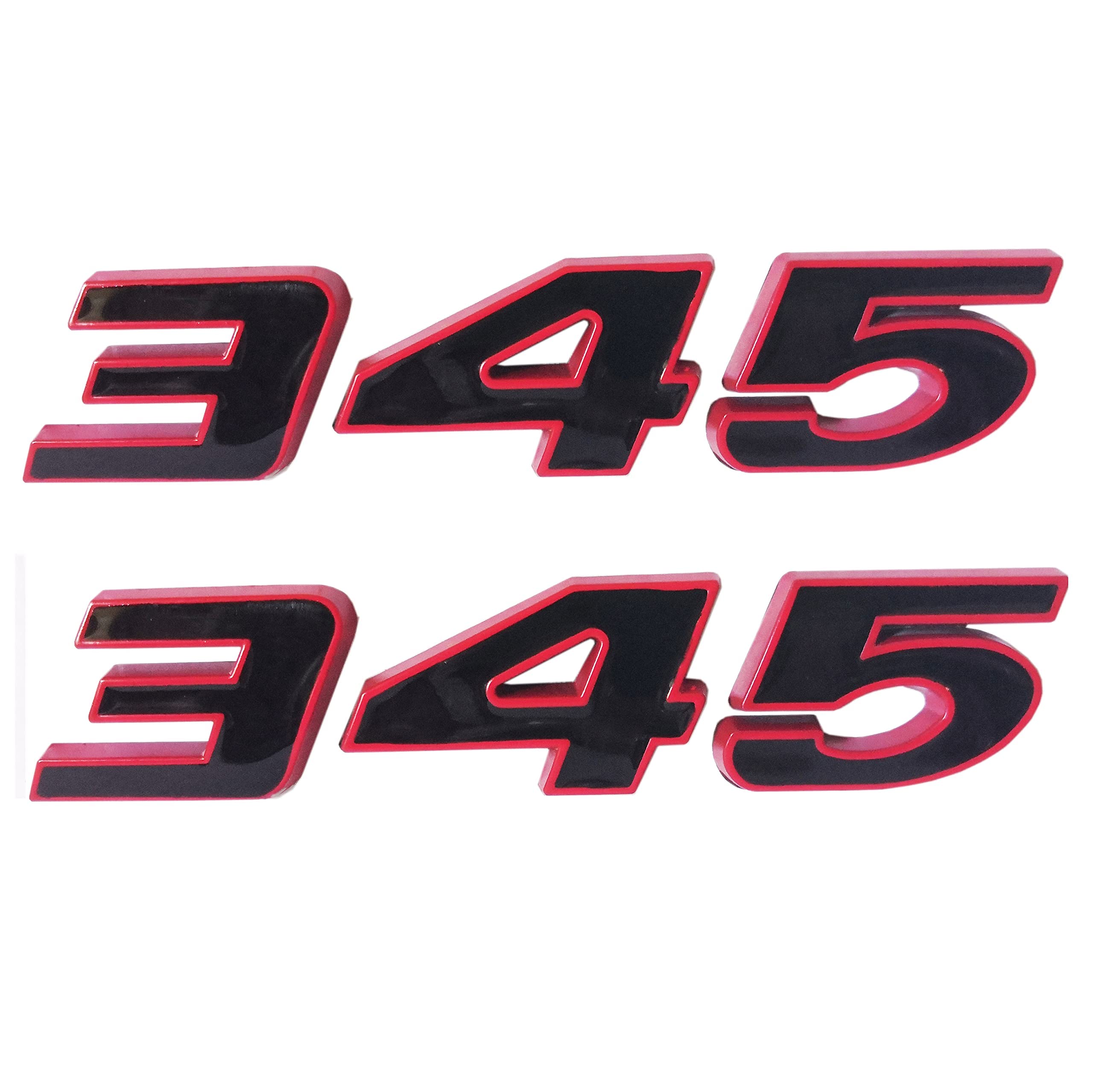 Dodge Challenger Emblems 345 HEMI Badge Decal 3D Sticker, 44% OFF