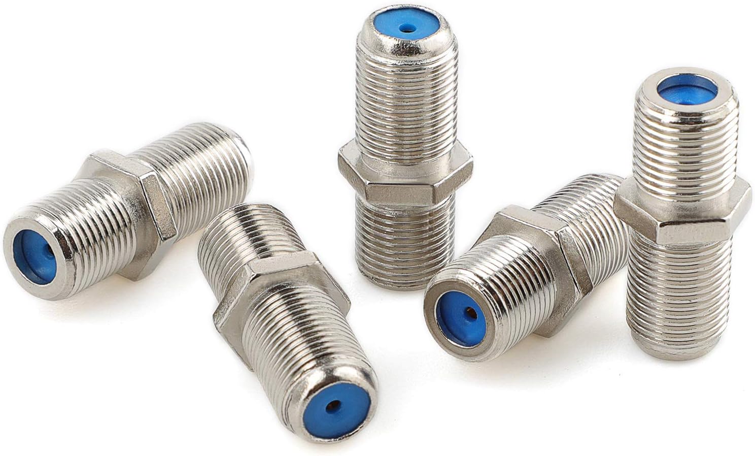 Amazon.com: Pasow F81 Barrel Connectors High Frequency 3GHz Female to ...