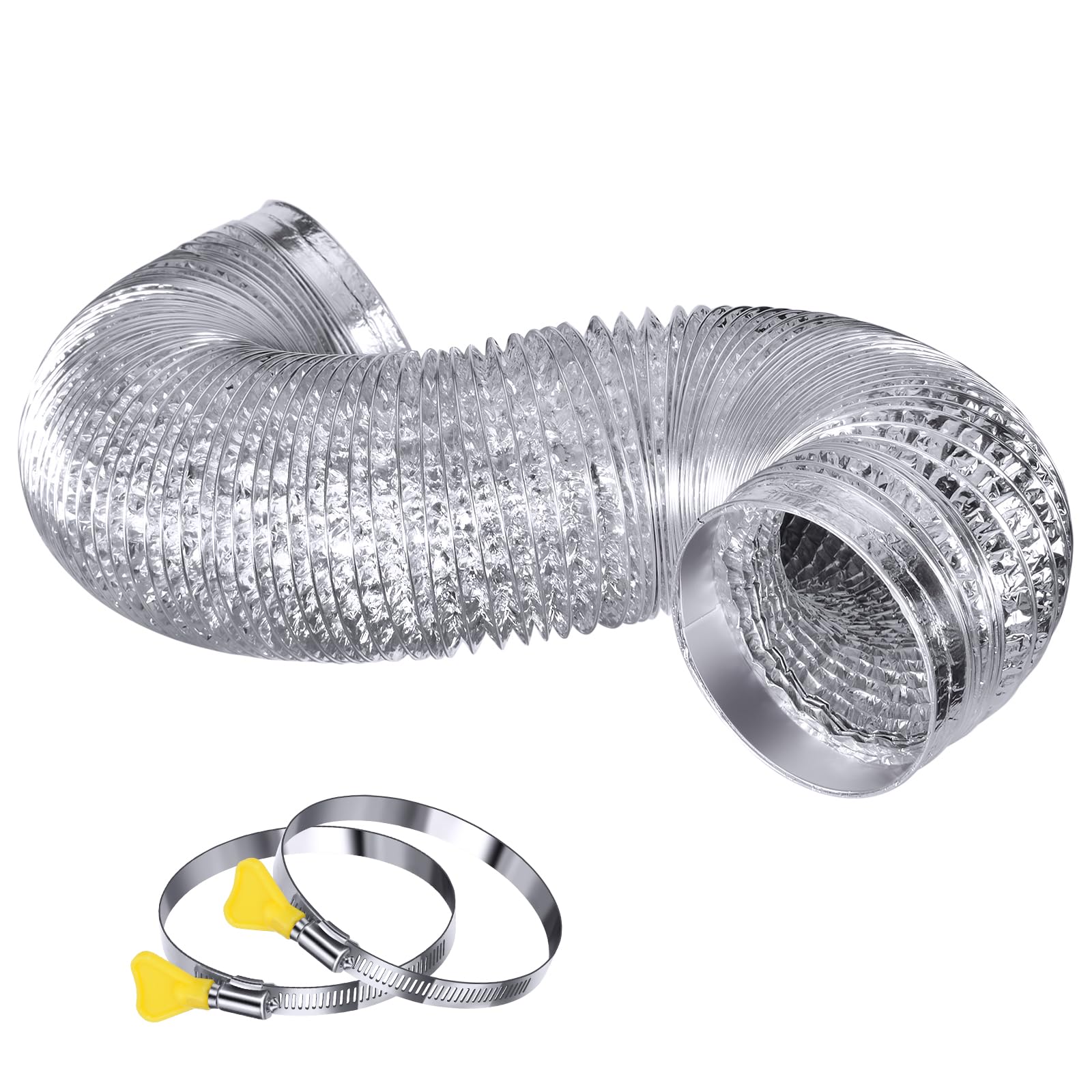 Amazon.com: Steelsoft Heavy Duty Dryer Vent Duct Hose 4 inch 10 FT ...