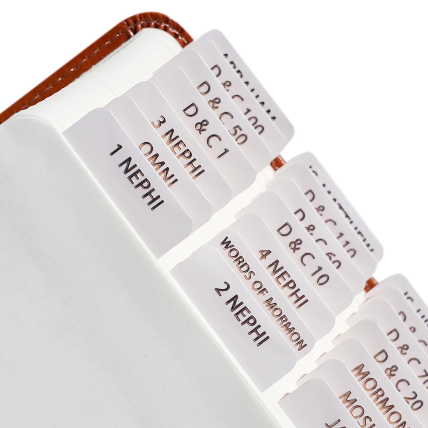 Amazon.com: Idyllic Grace - Book of Mormon Tabs, Shiny Embossed Gold ...