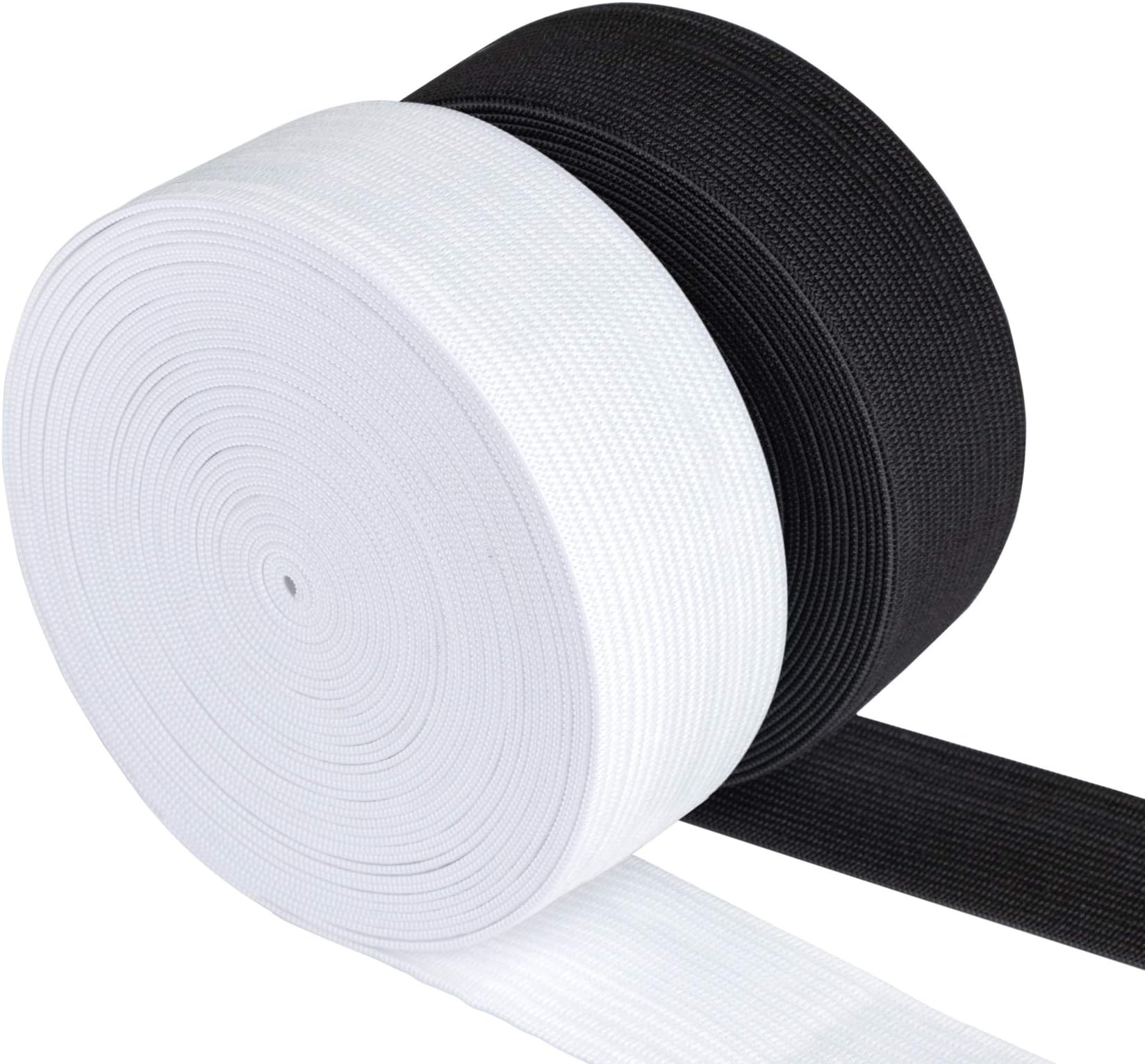 Agoer Gummiband 30mm Breit Weiß Schwarz - 2 Stück 12 Meter (13 Yards ...
