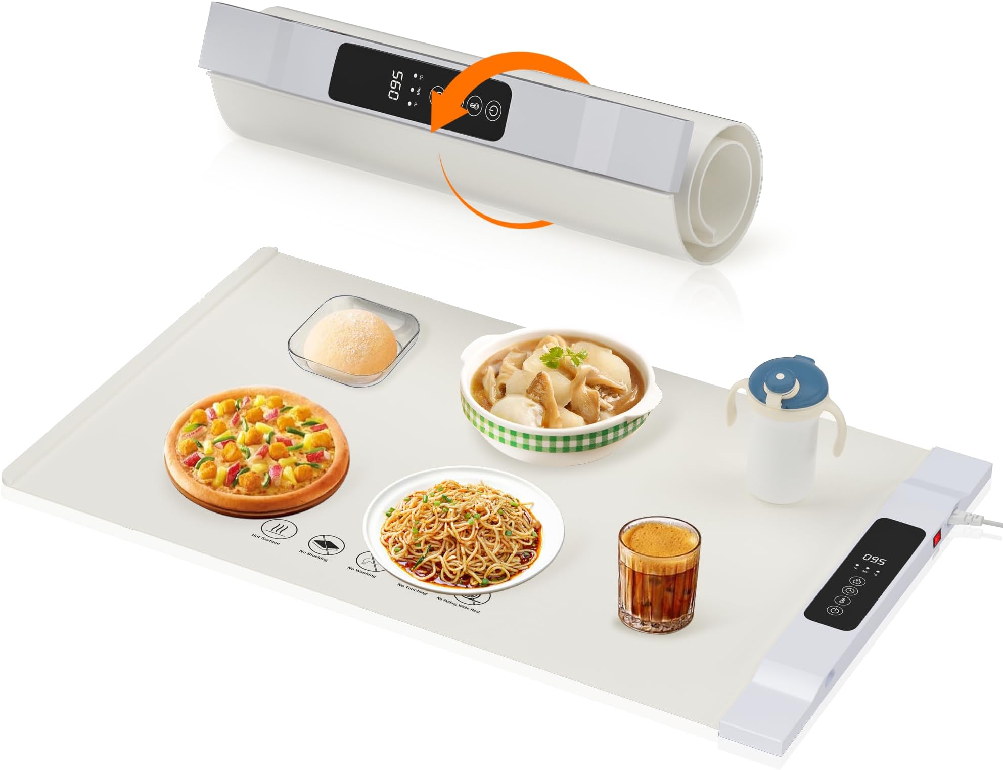 Amazon.com: Food Warming Mat: Silicone Electric Warming Tray, Food ...