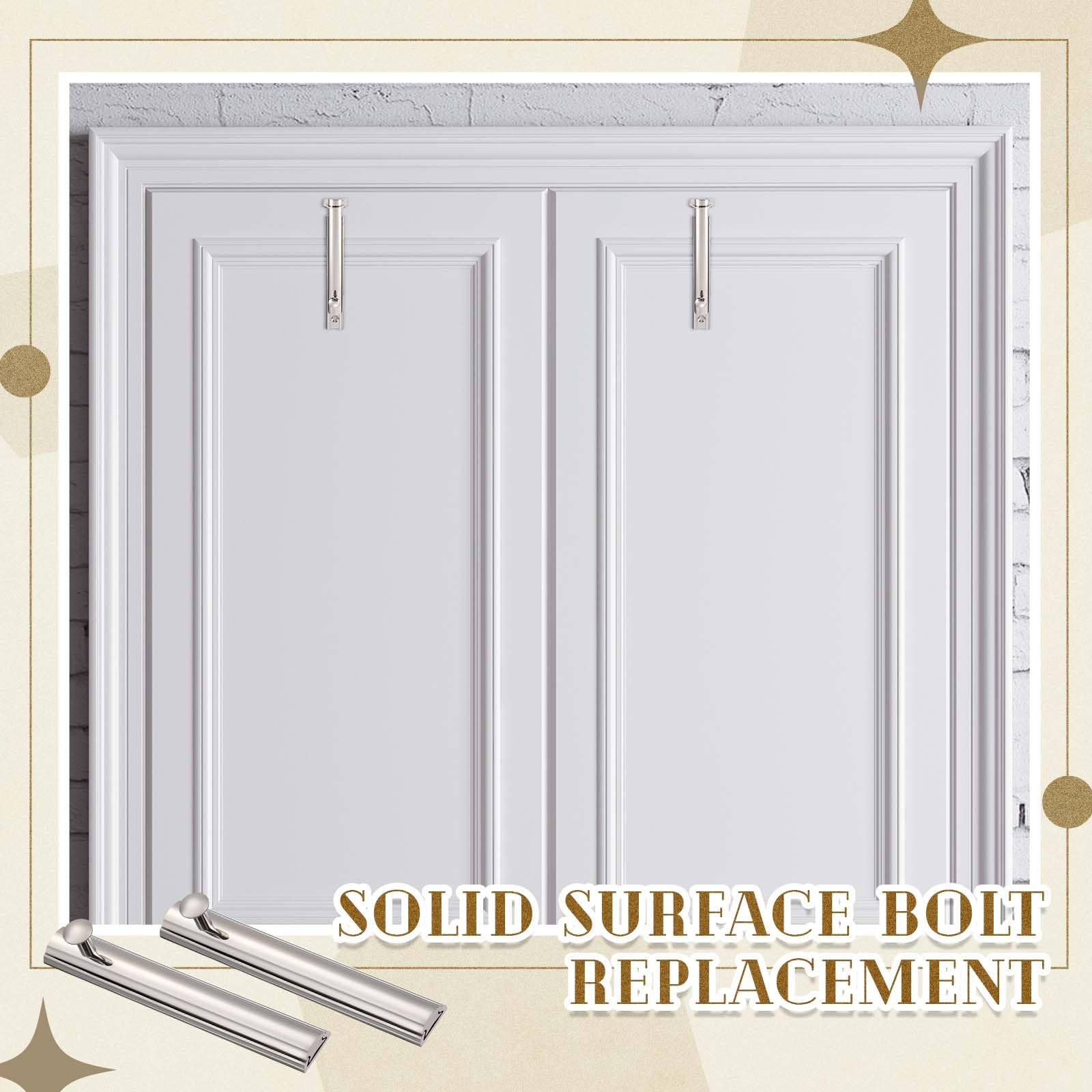 Snapklik.com : Lothee 4 Pcs Solid Brass Surface Bolt Door Slide Bolt ...