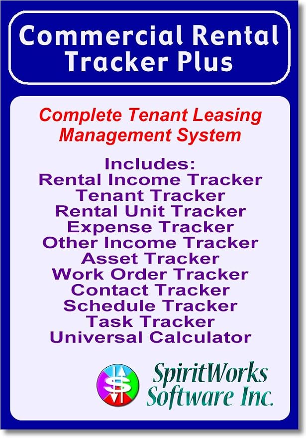 Amazon.com: Commercial Rental Tracker Plus [Download] : Software