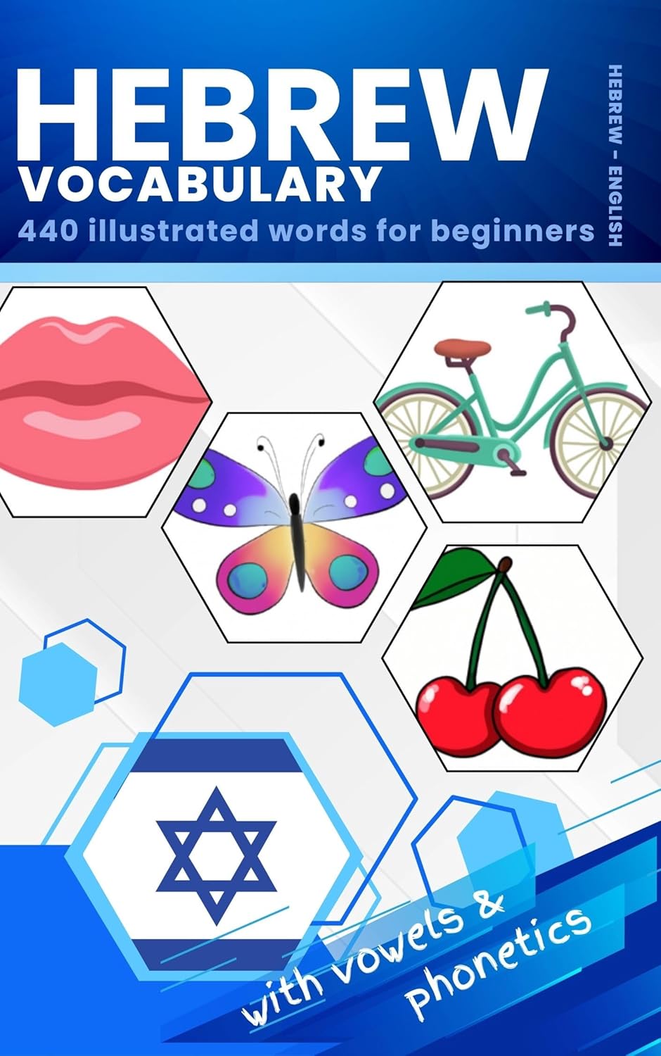 Learn Hebrew Vocabulary: 440 Illustrated Words For Beginners (Learning ...