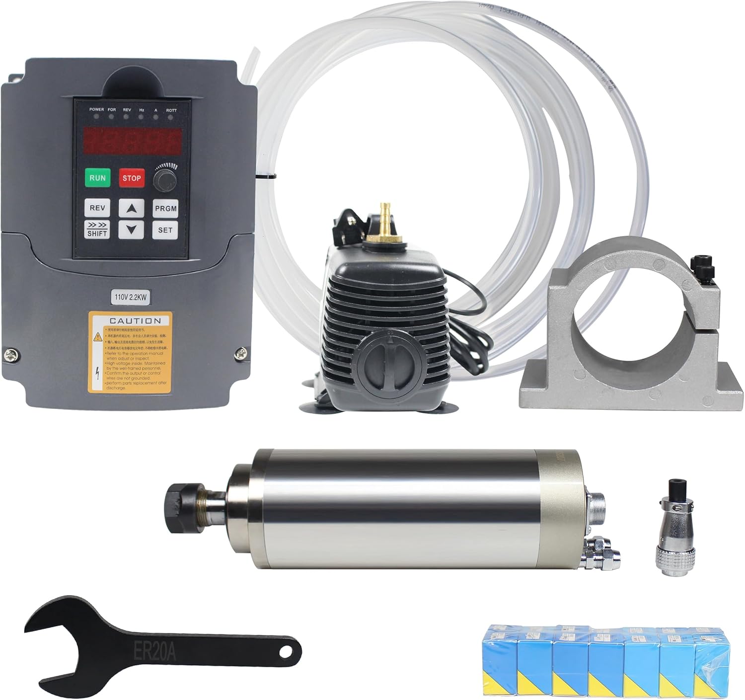 2.2KW Water Cooled Spindle Motor Kit avec VFD Maroc | Ubuy