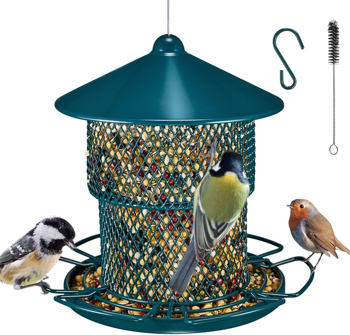 Squirrel-proof Bird Feeder for Small Birds - Jacobi Jayne Squirrel ...