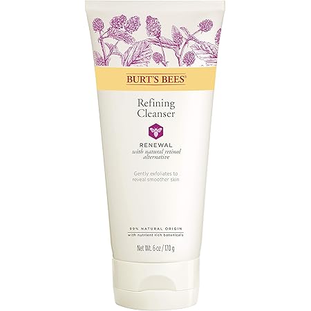 Amazon.com: Burt's Bees Face Cleanser, Facial Wash for Sensitive Skin ...