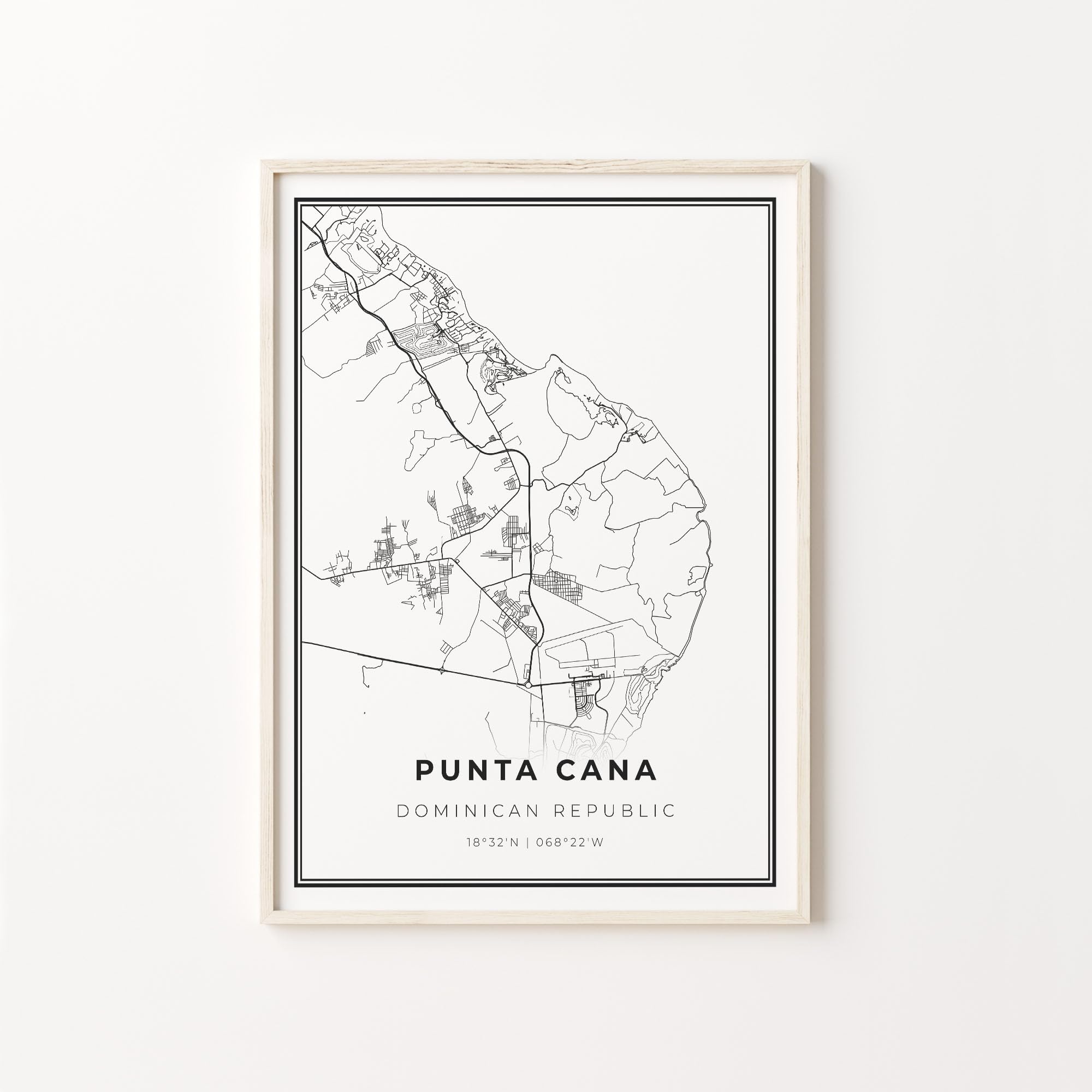 Mapa De Florida-punta Cana Political Map Of The Dominican Republic