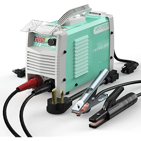 YESWELDER Stick Welder,125Amp Hot Start ARC Welder,Digital Display IGBT ...