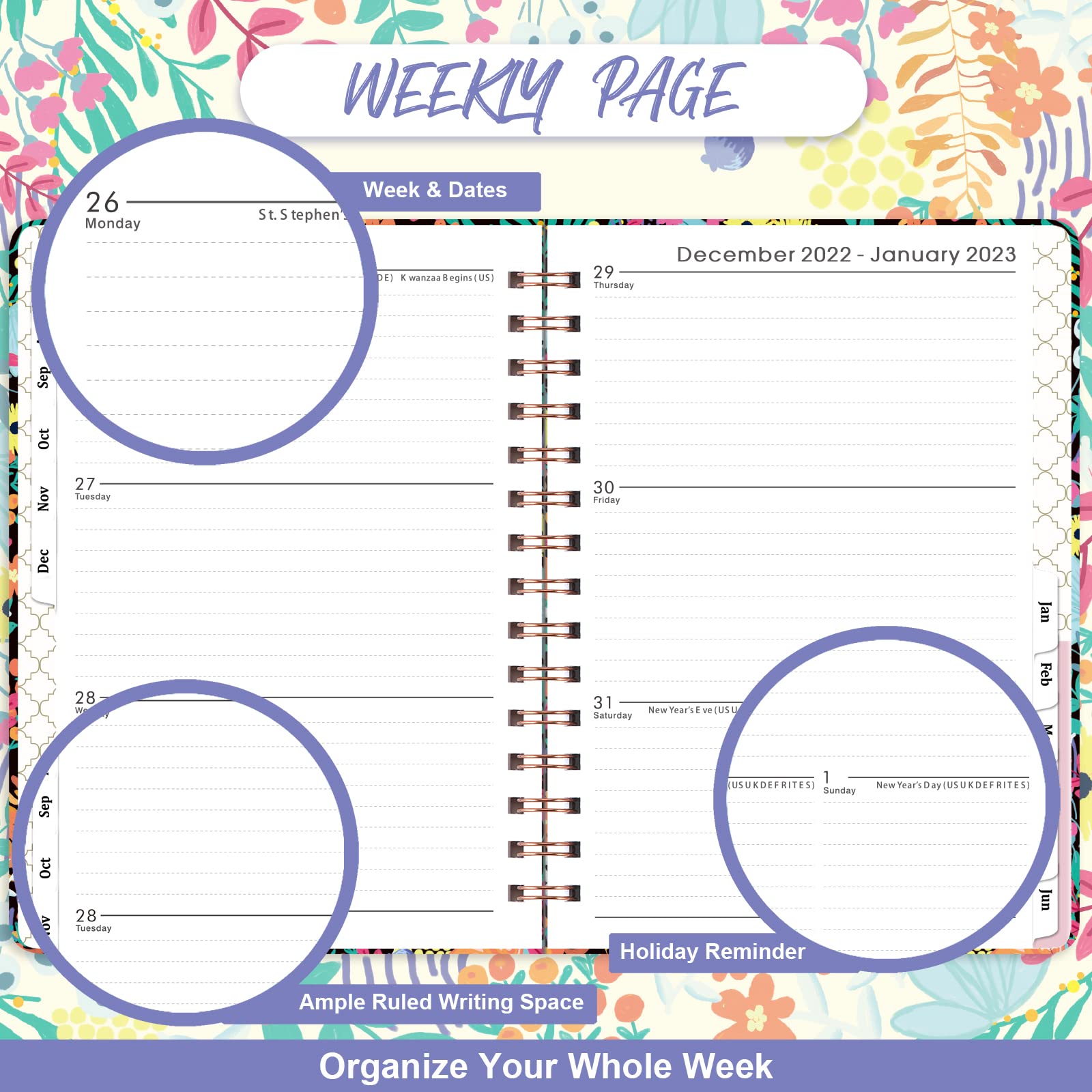 Buy Planner 2022-2023 - July 2022 - June 2023, Academic Planner 2022 ...