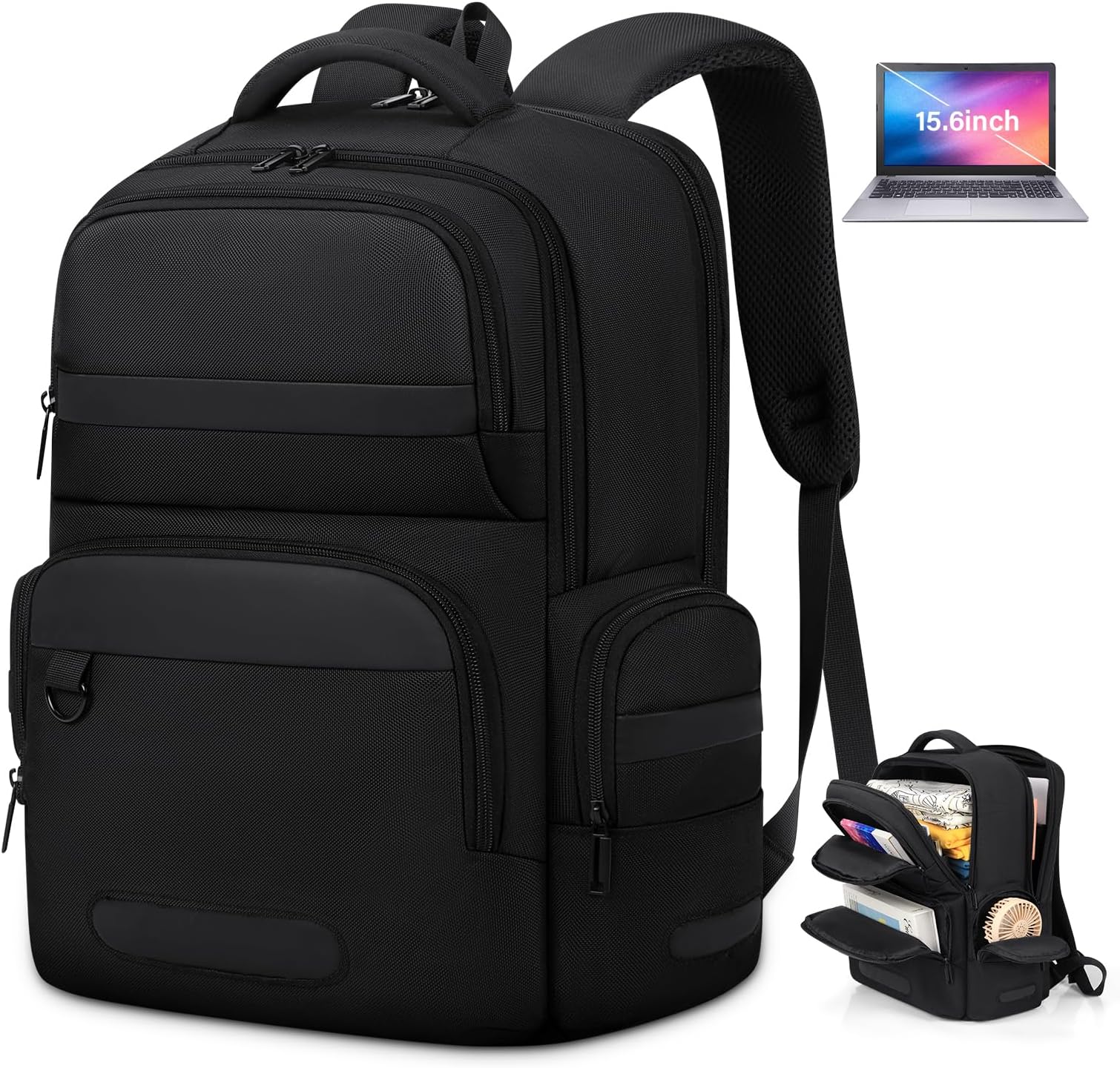 Mochila para Laptop Hombres, Mochilas para de 15,6 Pulgadas Mochila ...