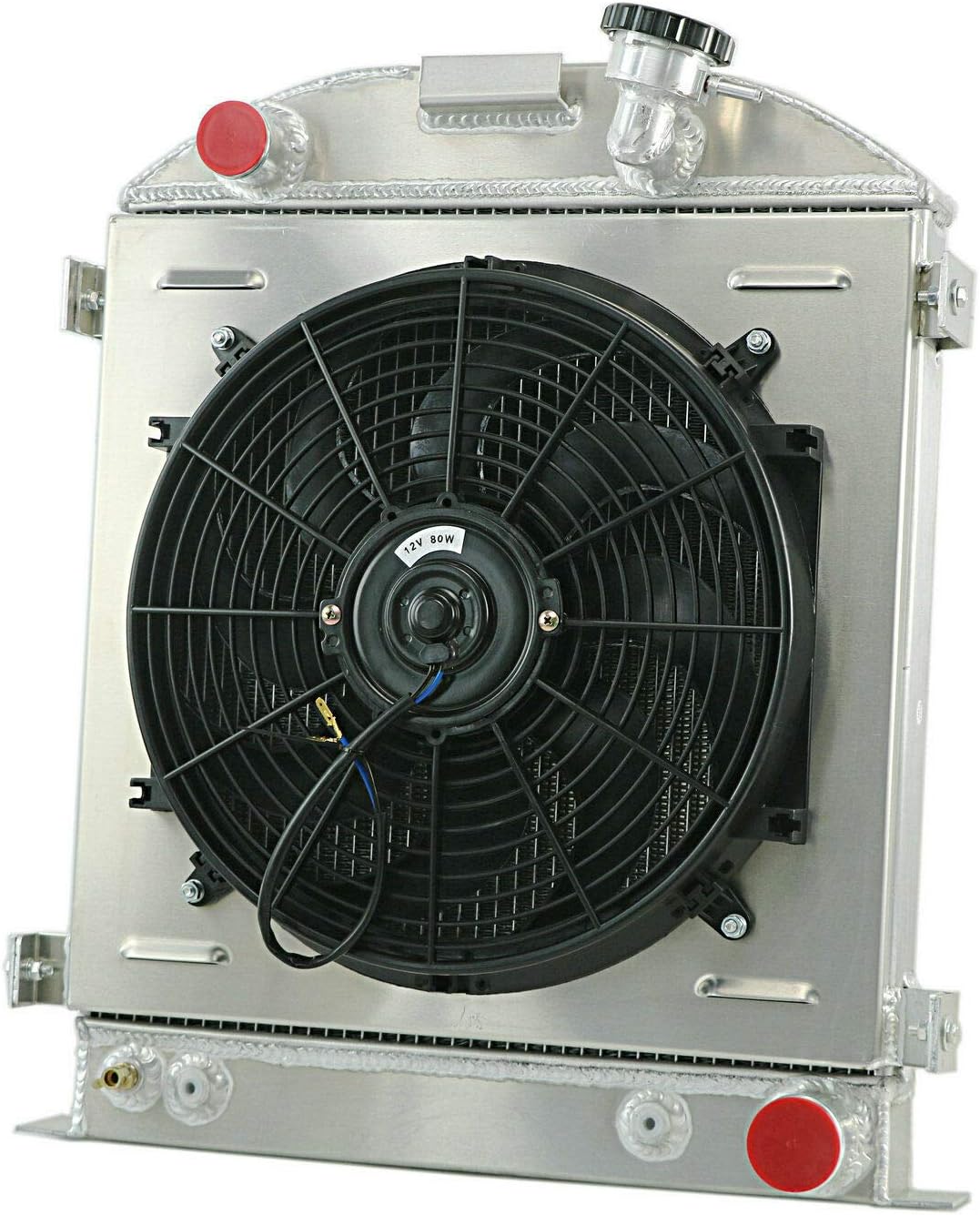 Amazon.com: ALLOYWORKS 3 ROW ALUMINUM RADIATOR + Shroud Fan Fit for ...