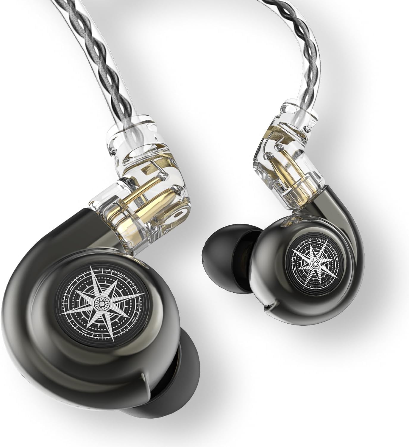 Amazon.com: BZINK 2 Pack H89 Wired Earbuds Conch in Ear Monitor ...