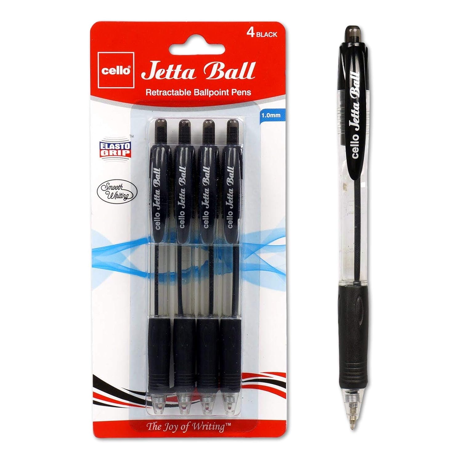Cello Jetta Ball Black 4PK : Amazon.in: Office Products