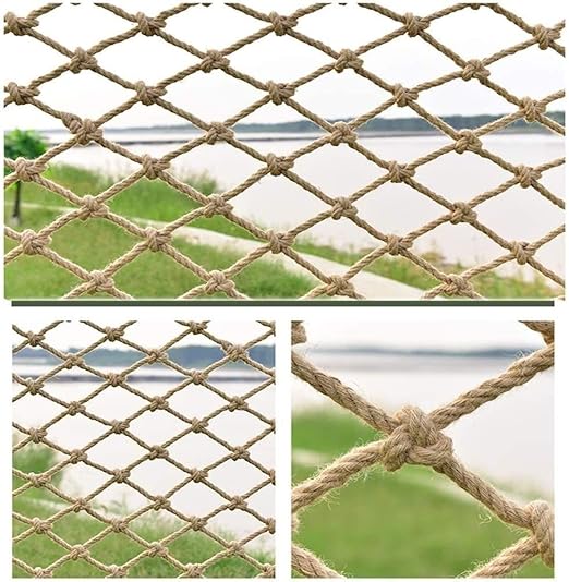 Amazon.com: Hynet Rope Net for Treehouse, Plants Fence Hemp Rope ...