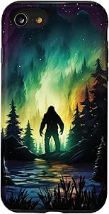 Amazon.com: iPhone SE (2020) / 7 / 8 Bigfoot Lover Yeti Sasquatch Cryptid Cryptozoology Case ...