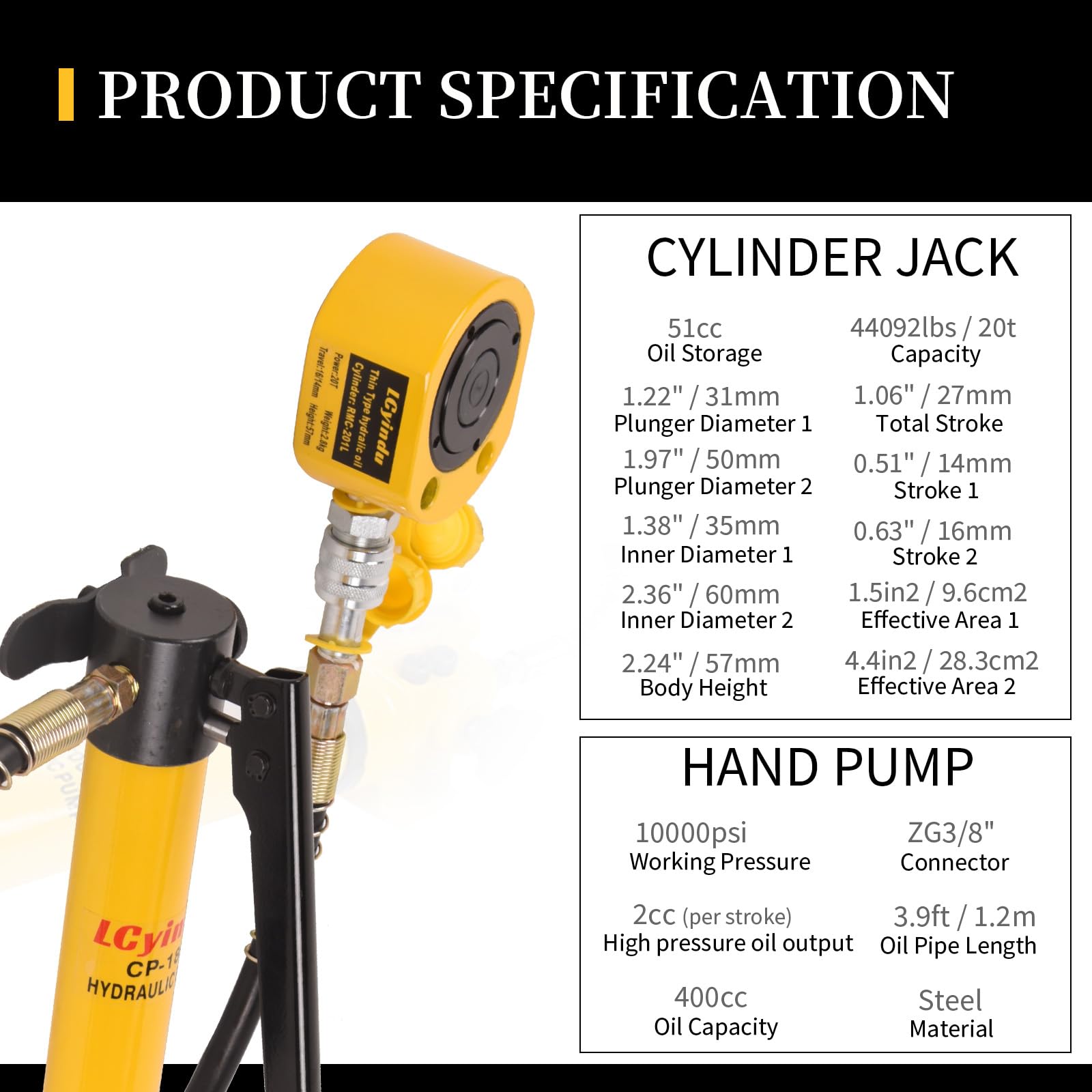 Snapklik.com : Porta Power Kit 20T Multi Section Stroke Hydraulic Ram ...