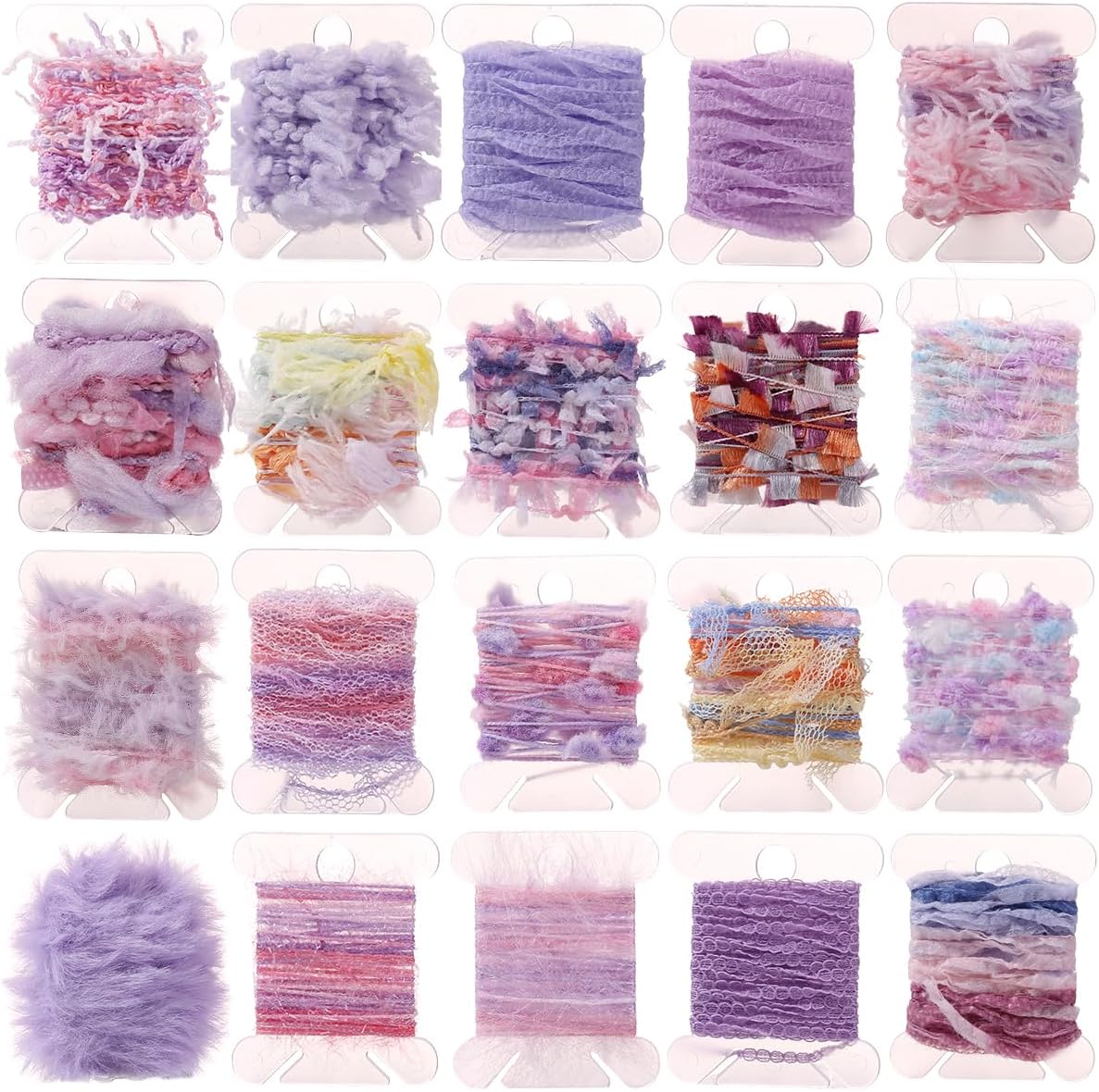 Amazon.com: 20 Pcs of 2-Yard Original Art Yarns - for DIY Art Yarns for Jewelry Making, Junk ...