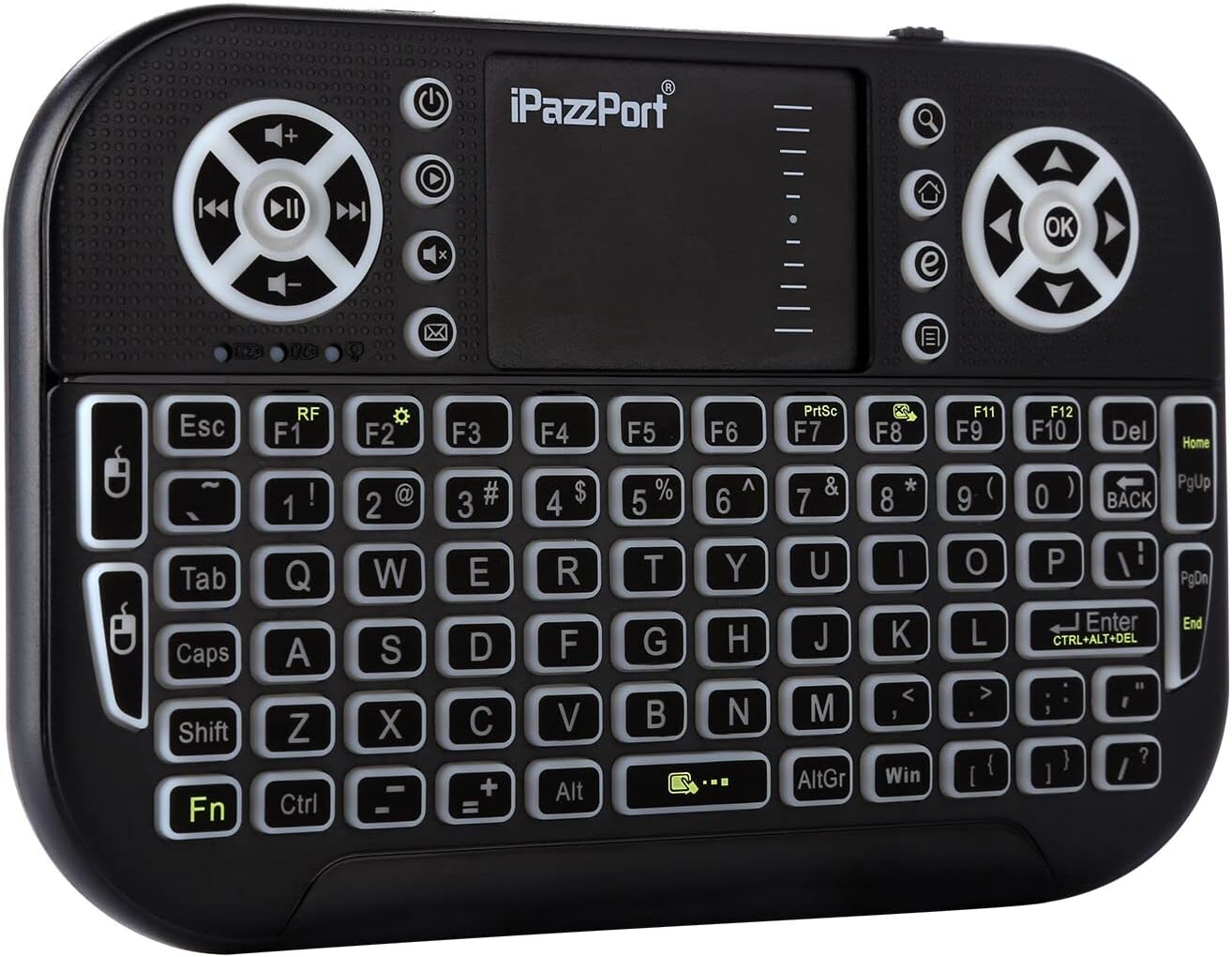 iPazzPort Mini Bluetooth Keyboard with Touchpad Mouse,Wireless Keyboard ...