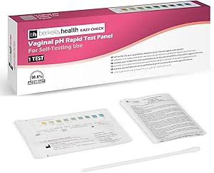Berkeley Health Thrush & Bacterial Vaginosis (BV) Rapid pH Test Kit ...