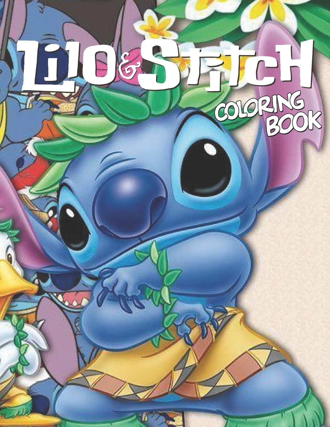 Buy Lilo & Stitch Coloring Book: 50 One Sided Coloring Pages Featuring ...