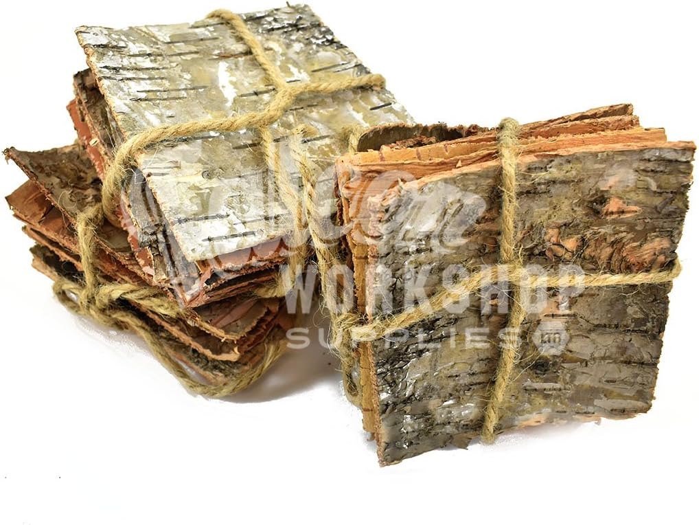 1 x Pack of 10 x 10cm x 10cm Natural Tree BARK Sheets : Amazon.co.uk ...