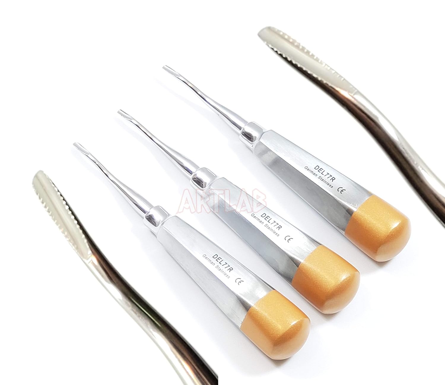 Amazon.com: 3 EA German Premium Root Dental Tooth Extracting Elevator ...