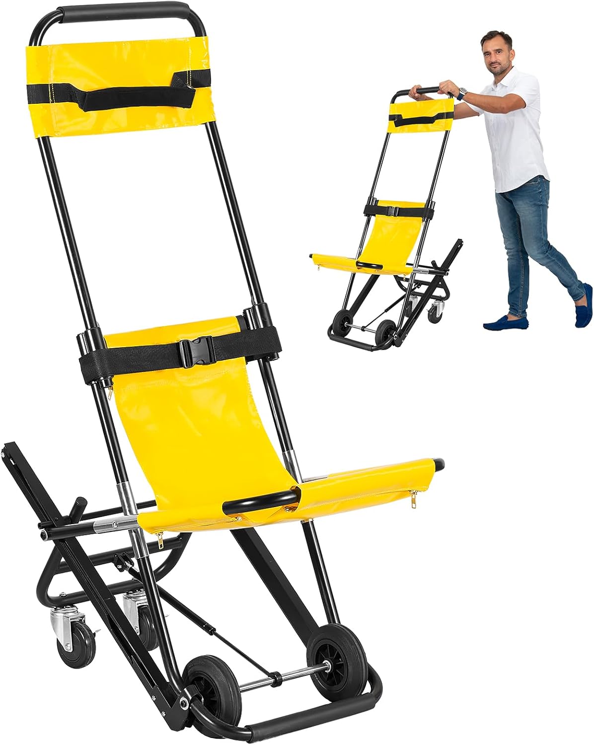 Amazon.com: YHK Manual Lift Stair Chair, Portable Stair Lift, Stair ...