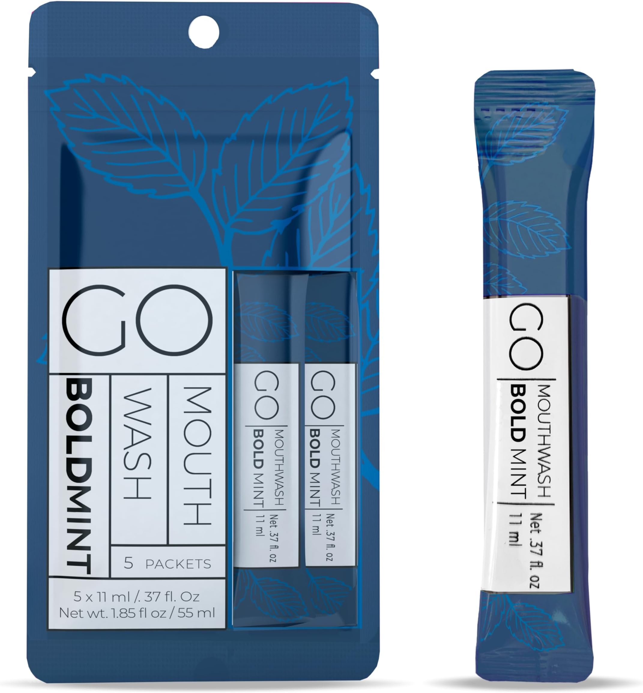 Amazon.com: Bold Mint GO Travel Size Mouthwash Packets - Bulk ...